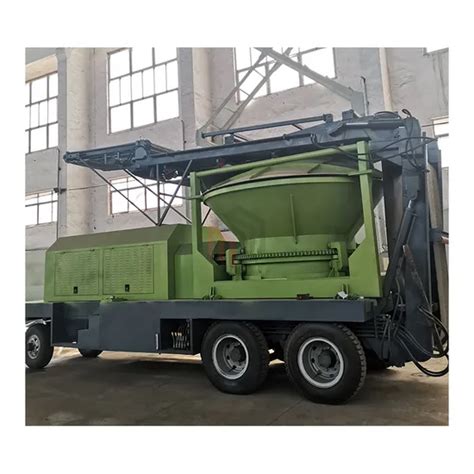 Discharge Belt Foldable Mobile Disc Tree Stump Root Grinder Wood Chipper Manufacturer Tub