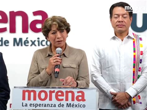 Elecciones Edomex Morena Oficializó A Delfina Gómez Como Candidata