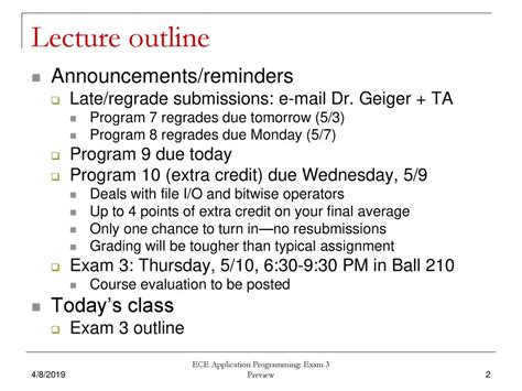 Eece2160 Ece Application Programming Ppt Download