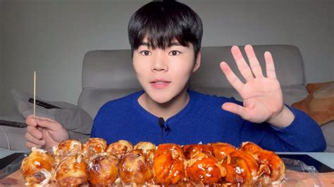 Mukbang타코야끼 먹방😋 Youtube