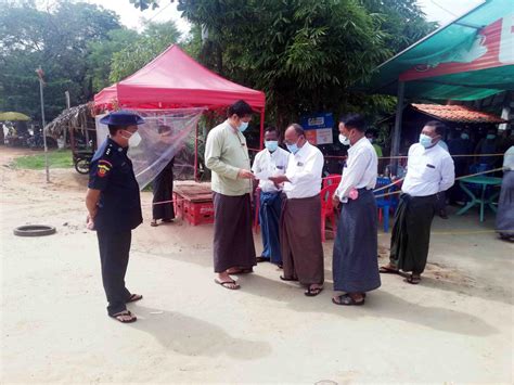 တောင်သာမြို့နယ်တွင် ကိုဗစ် ၁၉ ရောဂါ ကူးစက်မှုမရှိစေရေးနှင့် ကြိုတင် ကာကွယ်နိုင်ရေးအတွက် မ