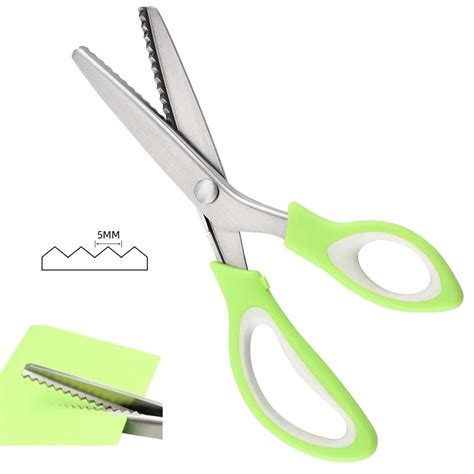 Chisel Pinking Shears Cloth Cutting Tailor Zigzag Scissors Fabrics For