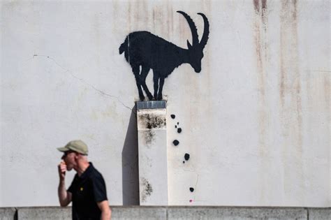 New Banksy Artwork Of Black Goat Leaves People Guessing