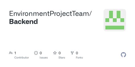Github Environmentprojectteambackend