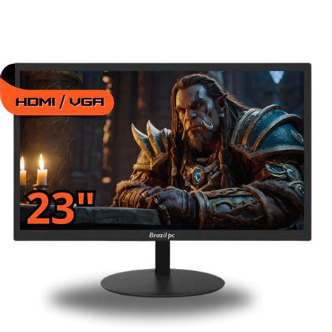 Monitor Brazil Pc 23 Led Full Hd Widescreen Hdmivga 60hz 23w 75kfhd