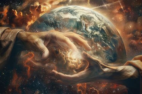 Premium Photo Divine Creation Narrative Biblical Concept Of God