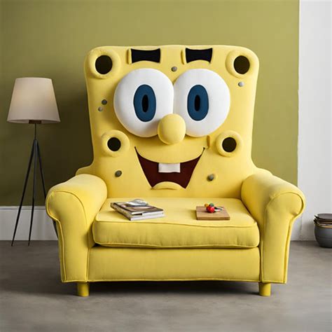 Spongebob Chair Peaceturquoise