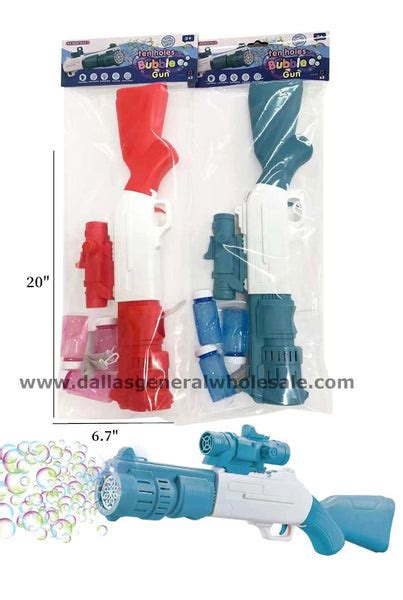 Toy 10 Hole Bubble Blaster Guns Wholesale