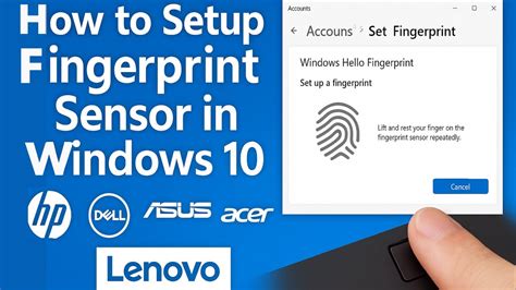 How To Setup Fingerprint Sensor In Windows 11 Windows Hello Login Hp Dell Asus Acer