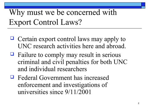 Export Control Training Presentation Ppt