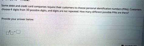 solved some debit and credit card companies require their customers
