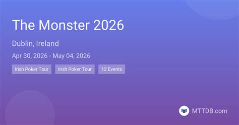 The Monster 2026