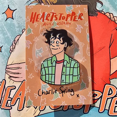 Officially Licensed Charlie Enamel Pin Heartstopper Pin Litpinsandco
