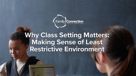 Why Class Setting Matters Making Sense Of Least Restrictive