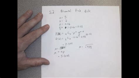 Bionomial Distributions Youtube