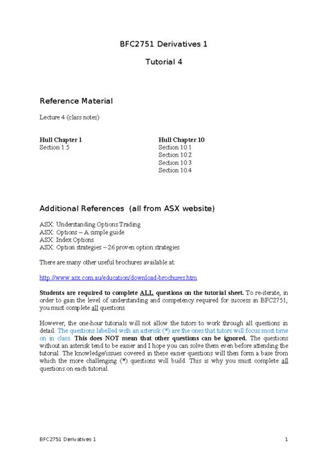 questions 4 tut qs week 4 bfc2751 derivatives 1 tutorial 4