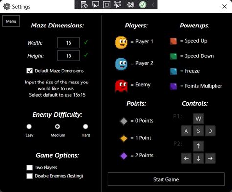 GitHub Study Games Mazeman A 2D Maze Game For 1 2 Players With A