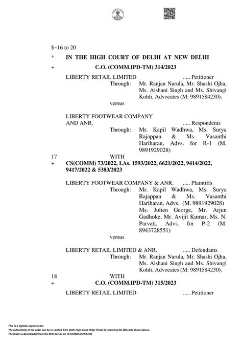 AJAY AMITABH SUMAN Liberty Retail Limited Vs Liberty Footwear Limited Page 1 Created With