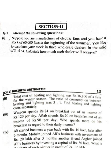 Business Arithmetic Bmath Pdf