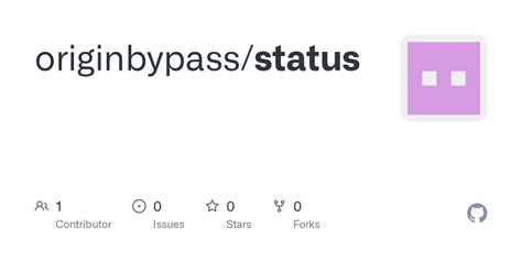 Github Originbypassstatus