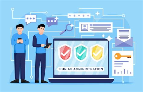 Digital Data Protection Design Vector Cyber Security Illustration
