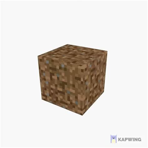 Minecraft Dirt Block 3d Model Youtube