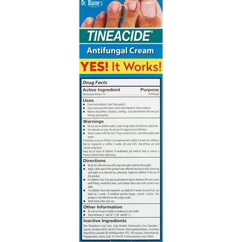 Tineacide Antifungal Cream Pick Up In Store Today At Cvs