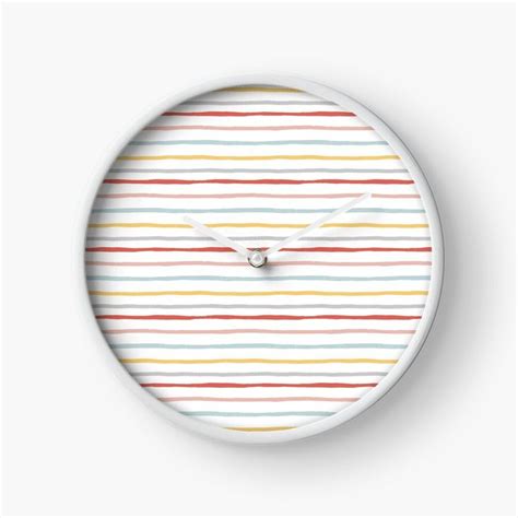 Horizontal Wavy Lines Clock For Sale By Brian Kroijer Clock Clocks