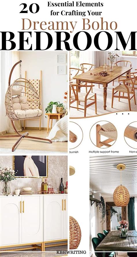 20 Essential Elements For Crafting Your Dreamy Boho Bedroom