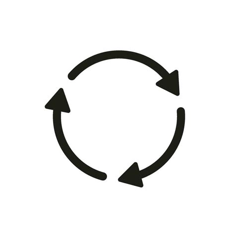 Circle Arrow Vector Icon Recycling Icon Circular Vector Arrow 26281260 Vector Art At Vecteezy