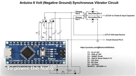 Synchronous Vibrator Circuit W Arduino Schematic Bom And Sketch Youtube
