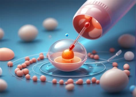 Premium Ai Image Ivf In Vitro Fertilisation Fertilized Egg Cell