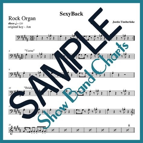 Sexyback Justin Timberlake Show Band Charts