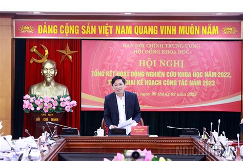 Hội đồng Khoa học Cơ quan Ban Nội chính Trung ương Tổng kết hoạt động nghiên cứu khoa học năm