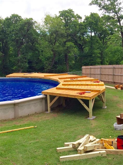 Diy Above Ground Pool Deck