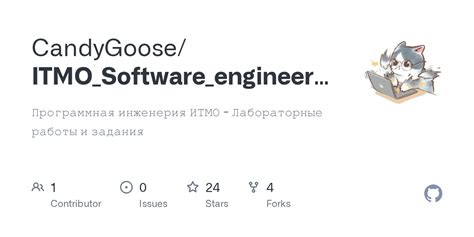 Github Candygooseitmosoftwareengineering Программная инженерия ИТМО Лабораторные работы