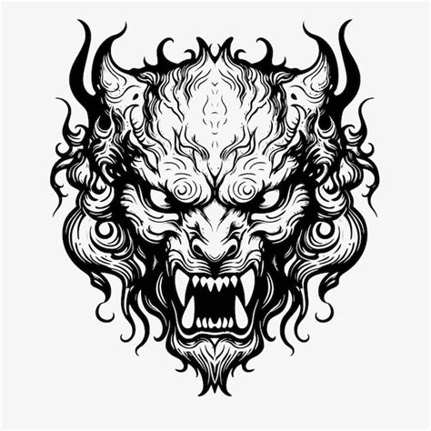 Premium Vector Tribal Skull Tattoo