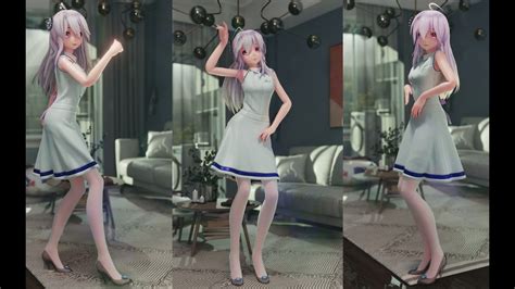【vocaloid Mmd／4k／60fps】yowane Haku 「vertical Ver」【good Night Kiss