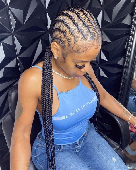 40 Admiring Stitch Braids Hairstyles For 2025