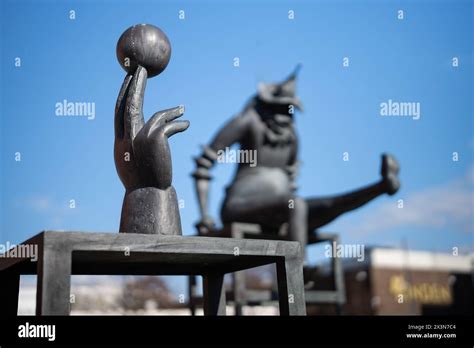 The Sculpture Group “the Jester The Giant And The Juggler” From 1974