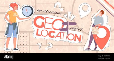 Getting Directions Map Stock Vector Images Alamy