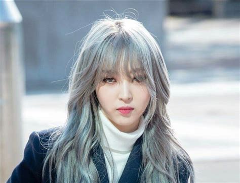 마마무 문별 애쉬그레이 염색 네이버 블로그