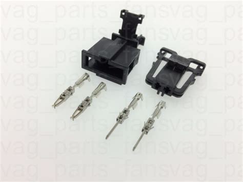 1j0971972 & 3b2972712 2 Pins Plug Flat Contact Housing Connector for VW ...
