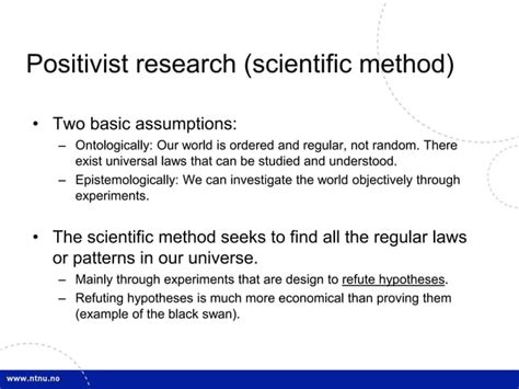 IT3010 Lecture 7 Research Paradigms PPT