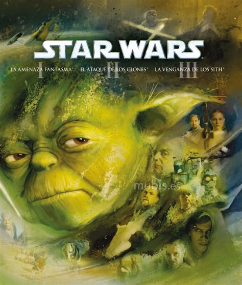 Carátula De Star Wars Las Precuelas Blu Ray