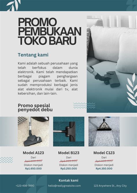Halaman Gratis Desain Contoh Pamflet Ramadhan Canva