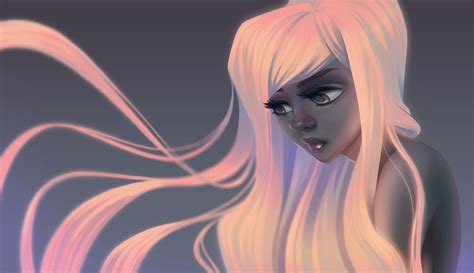 Artstation Glowing Hair