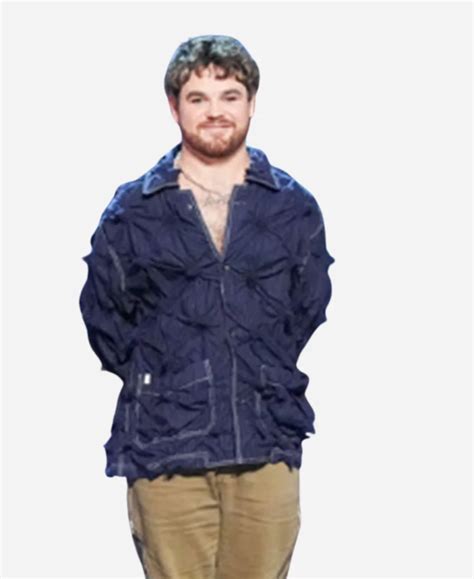 Conor James The Voice S27 Spikey Blue Jacket Jacket Era