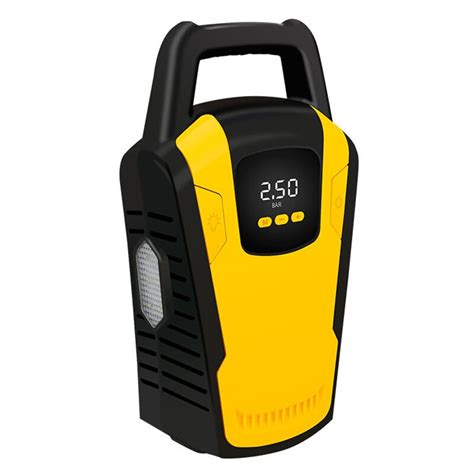 Mini Bærbar Bil Luftkompressor 120w Dekk Digital I Vicedeal