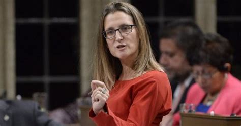 The Left Chapter Liberal Minister Chrystia Freeland Should Resign For